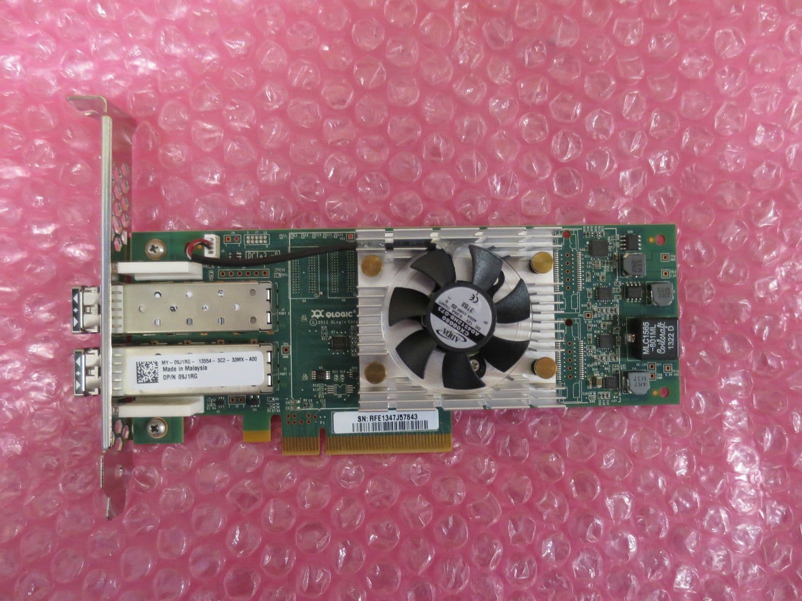 QLOGIC DELL QLE2662 Dual 16GBps PCI-E CTL HBA DP 16GB 16GB/s pn 9J1RG