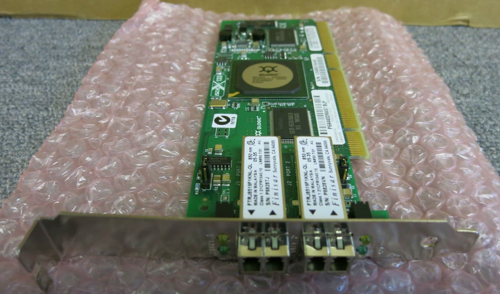 QLogic FC5010409-35 Dual Port 2GB 64BIT 133MHZ PCI-X Fibre Channel