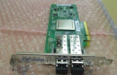 Qlogic HP AJ764A QLE2562 Dual 8GB/s 8Gbps Fibre Channel HBA PCI-e