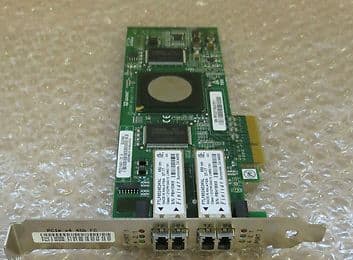 Qlogic QLE2462 Dual 4GBps PCI-E HBA Fibre FC Card with Full size bracket