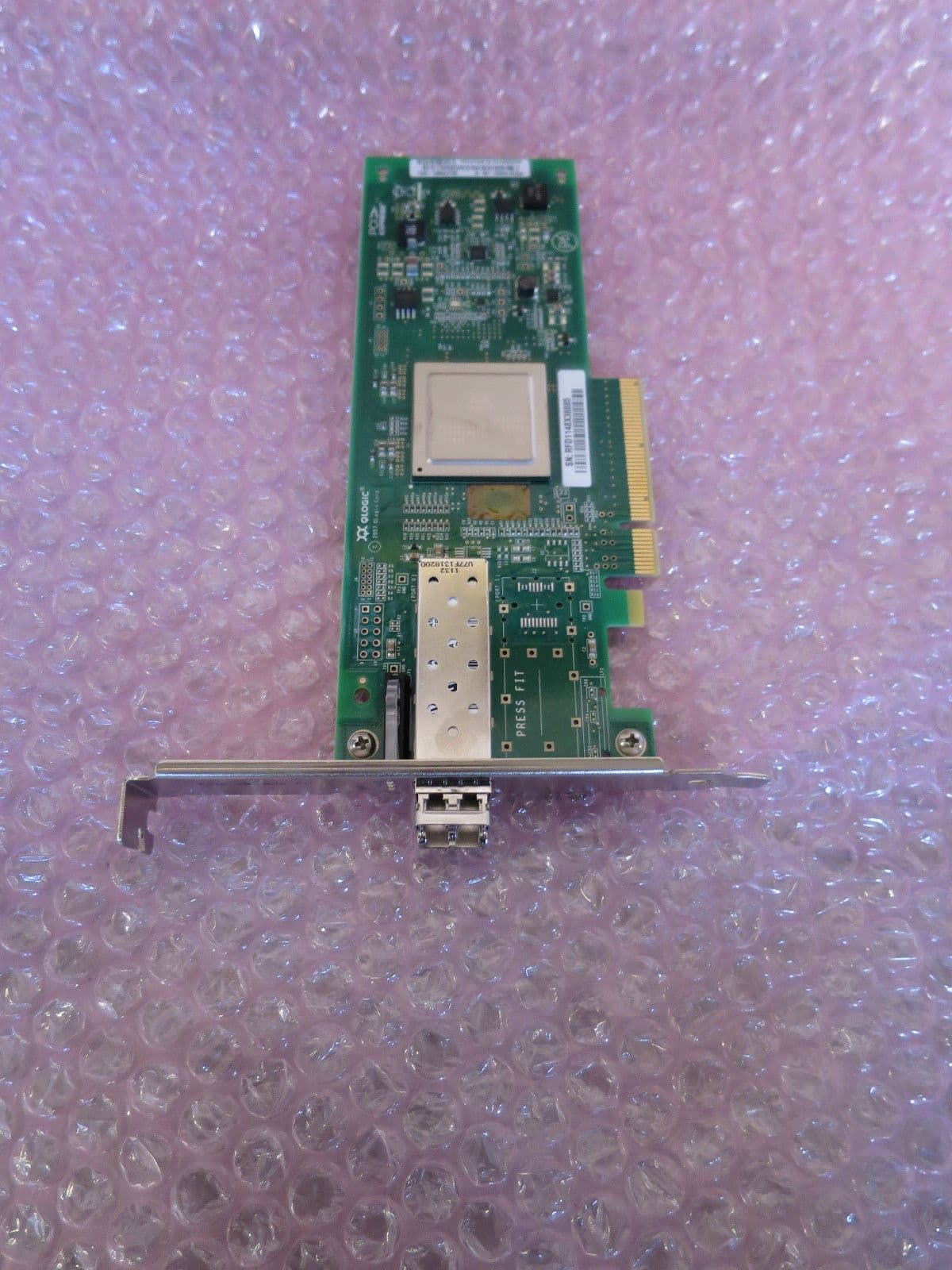 QLOGIC QLE2560 Dell 8GB PCI-E FC Fibre Card With Tranciever 8GB/s SFP ...