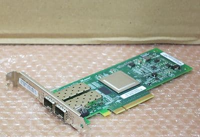 Qlogic QLE2562 Dual 8GB/s 8Gbps Fibre Channel Host Bus Adaptor HBA PCI ...