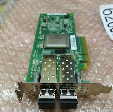 Qlogic QLE2562 Dual 8GB/s 8Gbps Fibre Channel Host Bus Adaptor HBA PCI ...