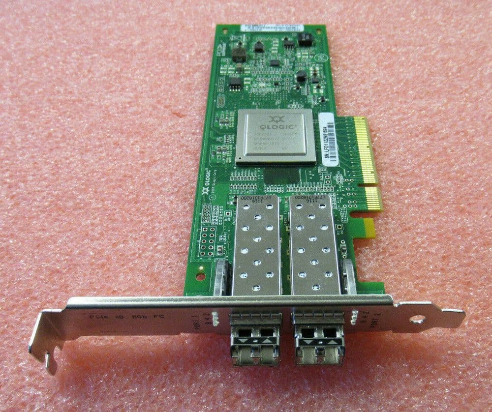 QLogic QLE2562 Dual Ports 8GB/s Fibre Channel Host Bus Adapter Card 2x ...