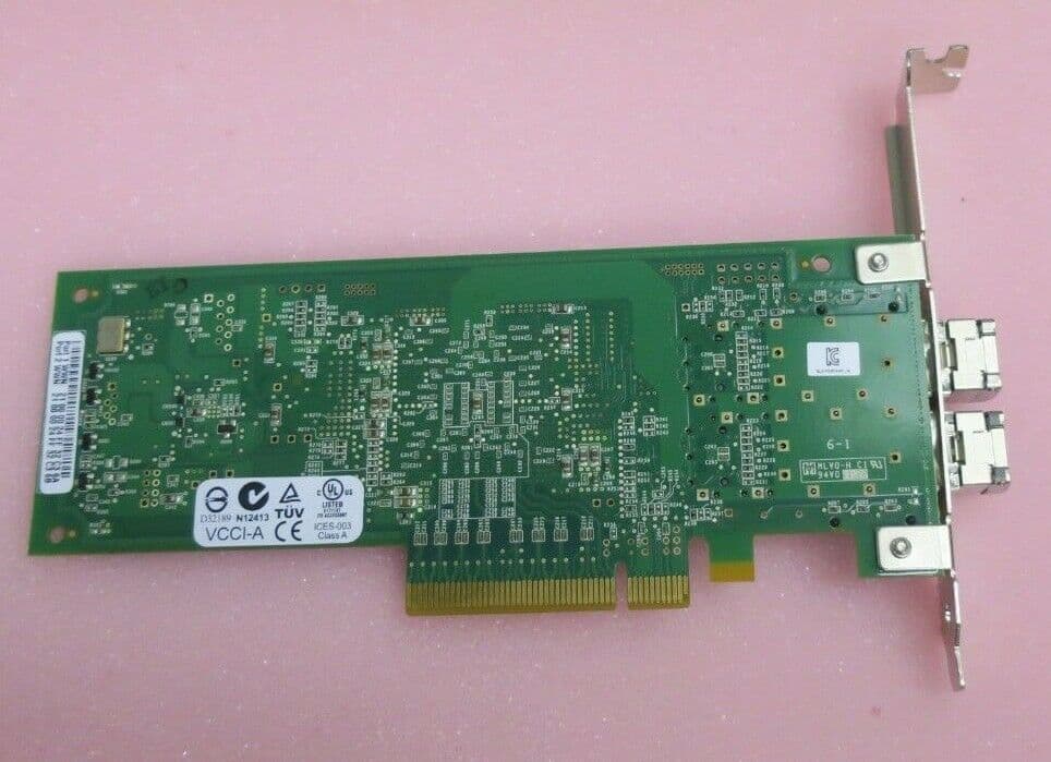 Qlogic QLE2562-E Dual Port 8Gb FC Fibre Channel PCI-E PX2810403-22 FH ...