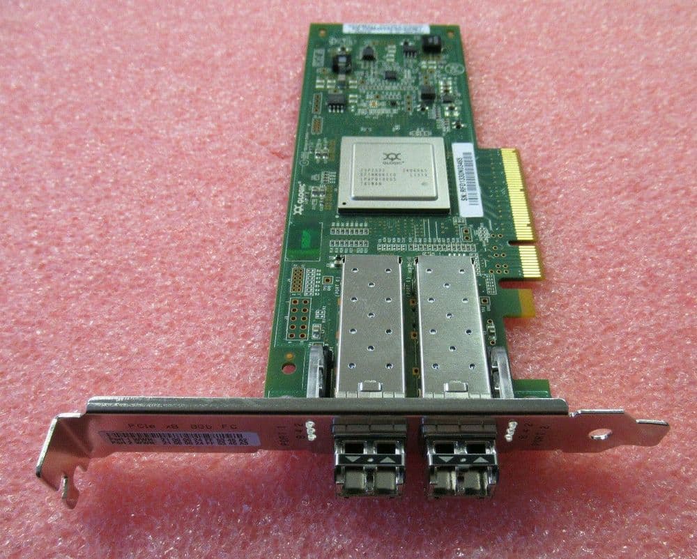 QLogic QLE2562-F Dual Ports 8GB/s Fibre Channel Host Bus Adapter Card ...
