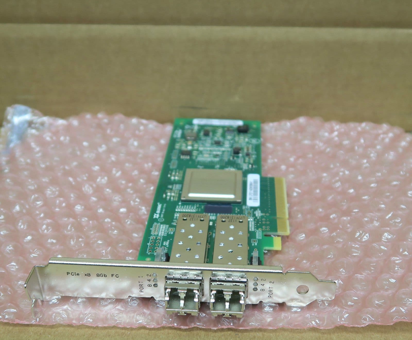 Qlogic QLE2562 PCIe 8GB Dual Fibre HBA Host Bus Adapter 2 x SFP Dell 6T94G
