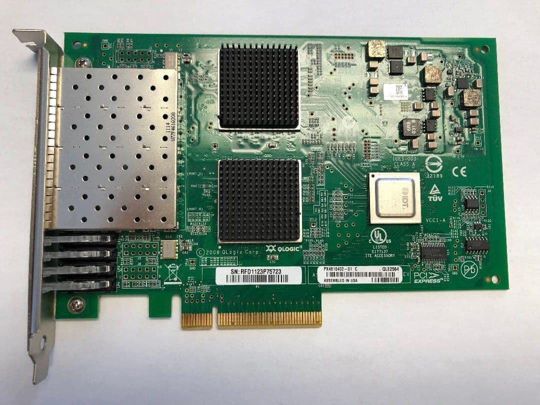 QLOGIC QLE2564 Quad Port PCI-E 8Gbps 8Gb HBA Host Bus Adapter PX4810402-01