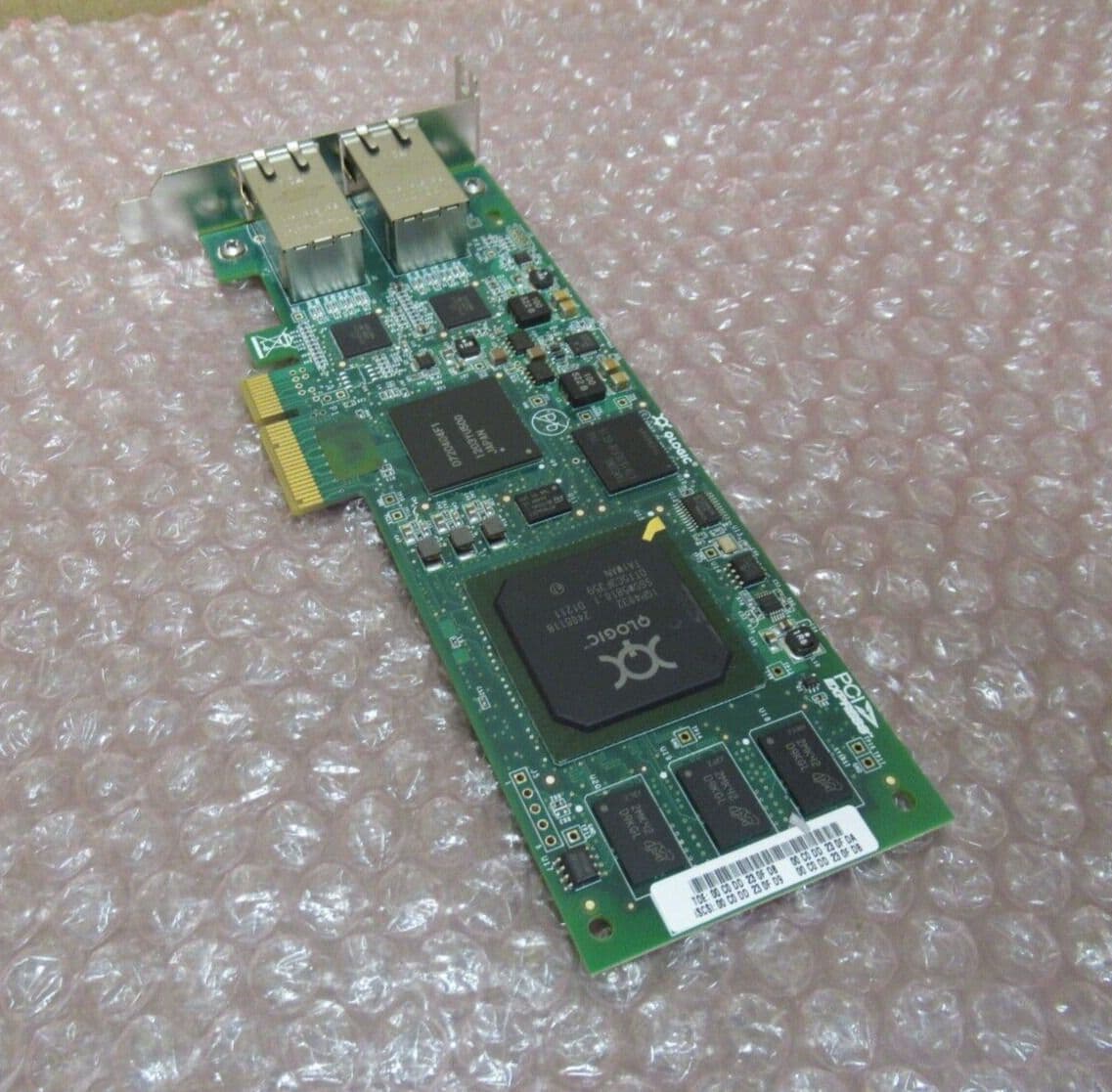 QLogic QLE4062C C9C50 2-Port RJ-45 1Gbps Gigabit Ethernet PCIe Host Bus ...