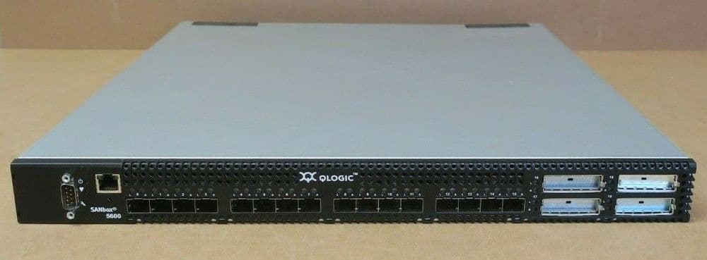 QLogic SANbox 5602 8-Port 4Gb Fibre Channel FC Stackable Switch SB5602-08A