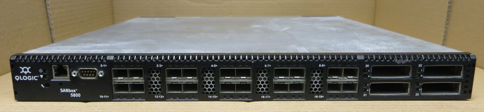 QLOGIC SANBOX SB5802V-08A FC 20x 8G Fabric Switch 24 Active Ports 4x ...