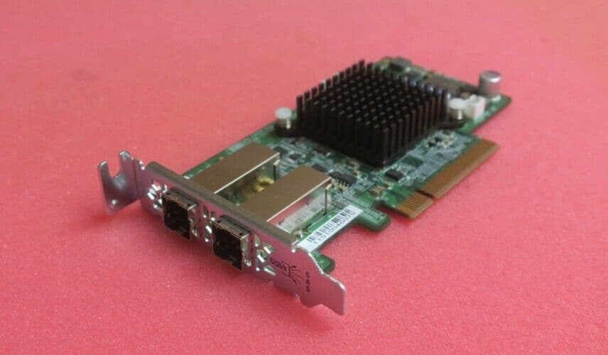QNAP Dual-Port External SAS 12Gb/s PCIe 3 x8 Storage Expansion Card SAS ...