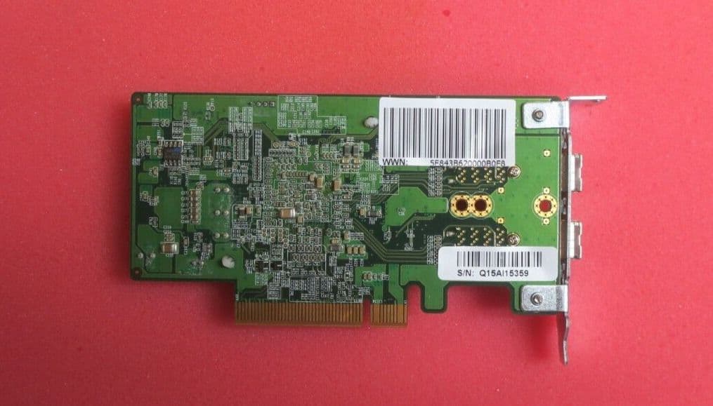 QNAP Dual-Port External SAS 12Gb/s PCIe 3 x8 Storage Expansion Card SAS ...
