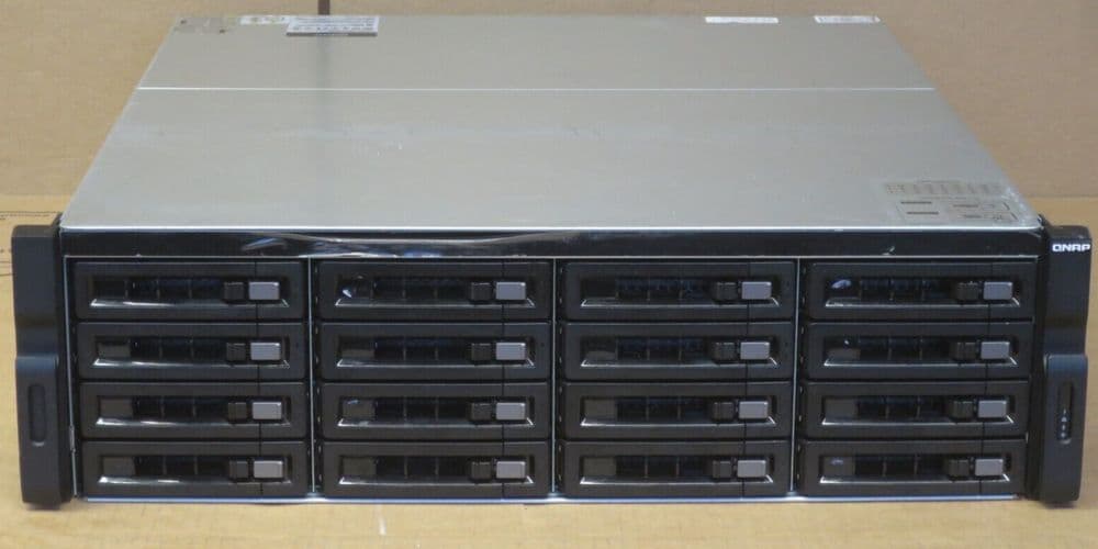 QNAP REXP-1610U-RP 192TB 16x 3 5" Bay SAS RAID Expansion Enclosure 3U JBOD