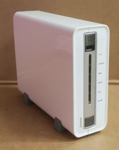 QNAP TS-112 1x 3 5" SATA Bay Portable Network Attached Storage NAS Diskless