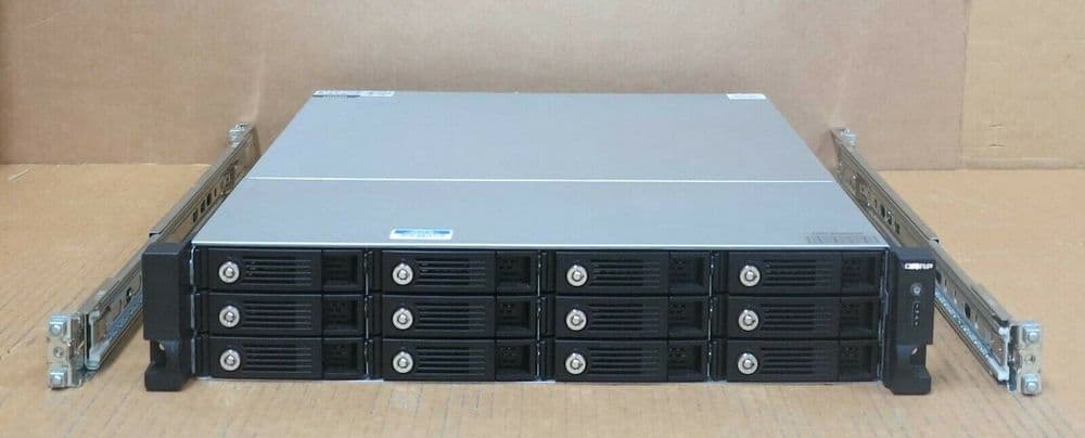 QNAP TS-1270U-RP 12x 3TB HDD 36TB 12-Bay Network Attached Storage NAS ...