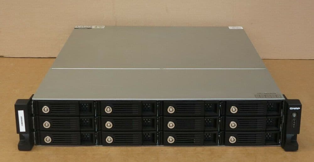 QNAP TS-1270U-RP 36TB HDD 12-Bay Network Attached Storage NAS Server 2x ...