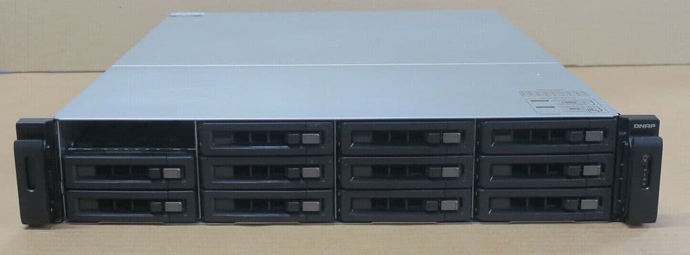 QNAP TS-1279U-RP 12-Bay Network Attached Storage Rackmount NAS Server ...