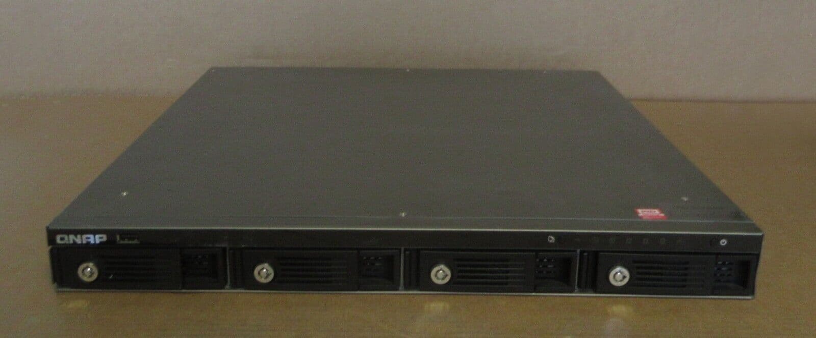 QNAP TS-420U 4x 3 5" Bay Rackmount Network Attached Storage NAS 4x 2TB HDD