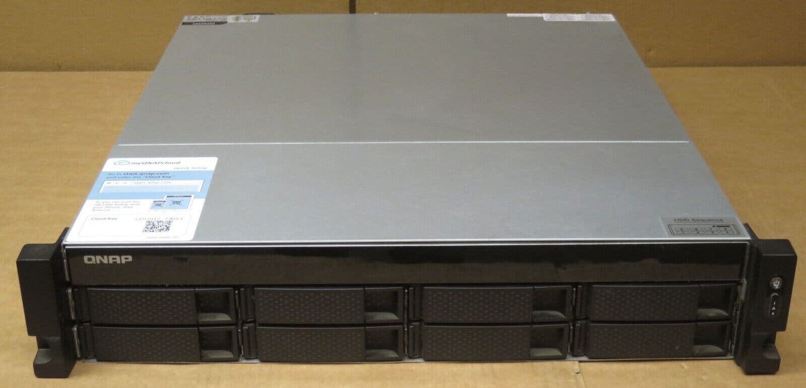 QNAP TS-863U-RP 16TB SSD 8x 2TB 8-Bay Network Attached Storage NAS Server