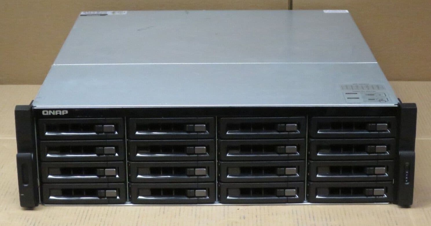 QNAP TS-EC1679U-SAS-RP 16-bay SAS/SATA-enabled unified storage 10GB NAS ...