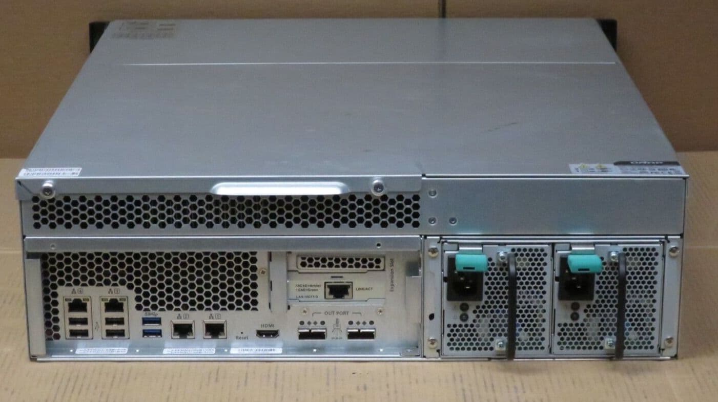 QNAP TS-EC1679U-SAS-RP 16-bay SAS/SATA-enabled unified storage 10GB NAS ...