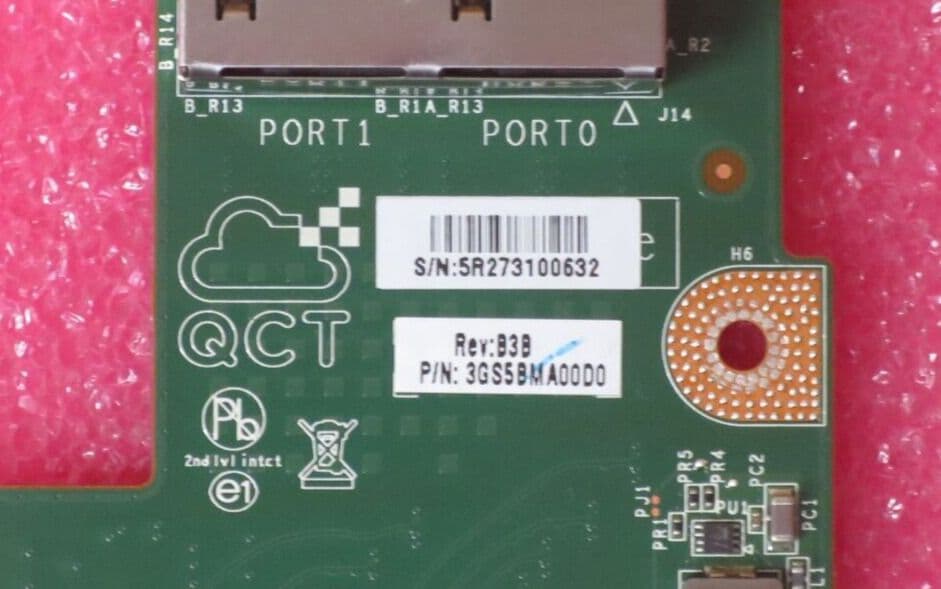 Quanta OCP Mezzanine Card Dual Port RJ45 1GbE I357-T2 Marvell 88E8514 ...