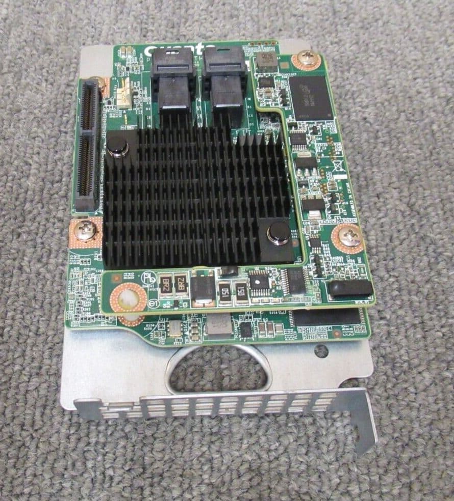 Quanta QS 3108 Mezz RAID Card w/Bracket Battery L3-00091-01A & Cable ...