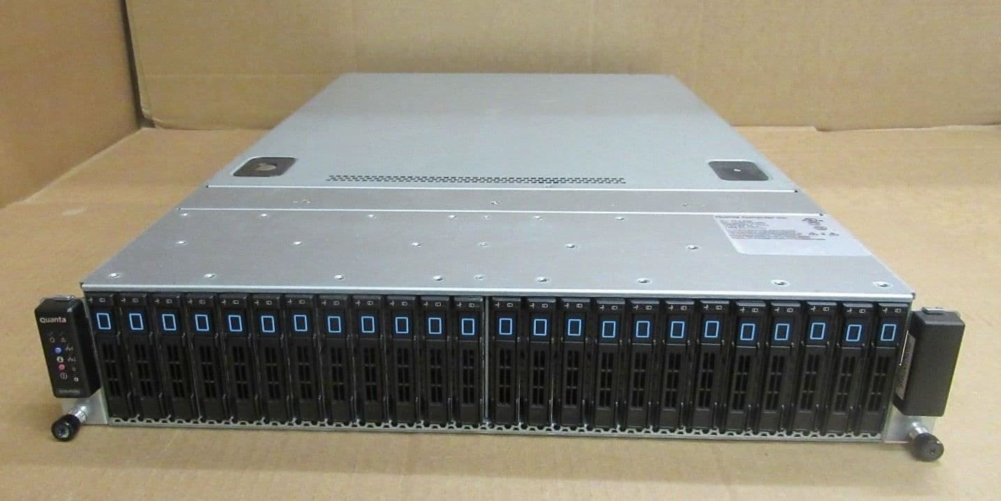 Quanta STRATOS S210-X22RQ CTO 24 x 2 5" drive bays 2U Rack Storage Server