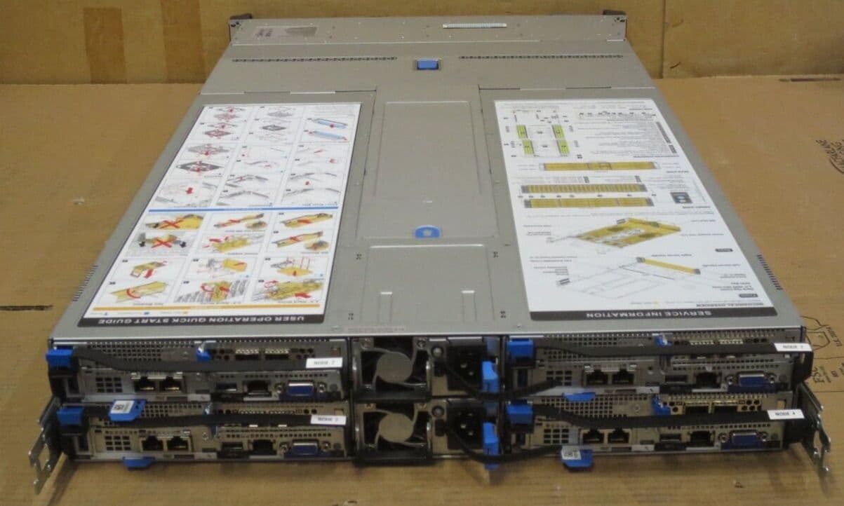 Quanta T42S-2U 24x 2 5" 4x CTO Server Nodes 2x Xeon 2nd Gen Scalable ...