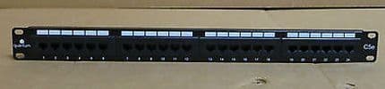 Quantum C5e PA24T-KDA Patch Panel 24 Port Patch Panel