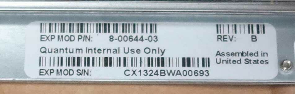 Quantum DXi6500 12x 3 5" Bay 2TB HDD Disk Drive Storage System Enclosure