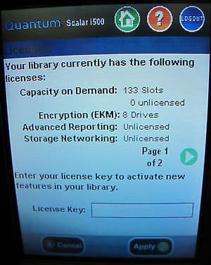 Quantum i500 2 x LTO4 8-00500-01 Scalar Tape 14U Library Data Storage ...