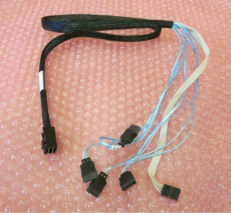 RaidStorage SA-F43S7PS-1M-N2 SFF-8643 Mini-SAS To SATA x4 12Gb/s RAID ...