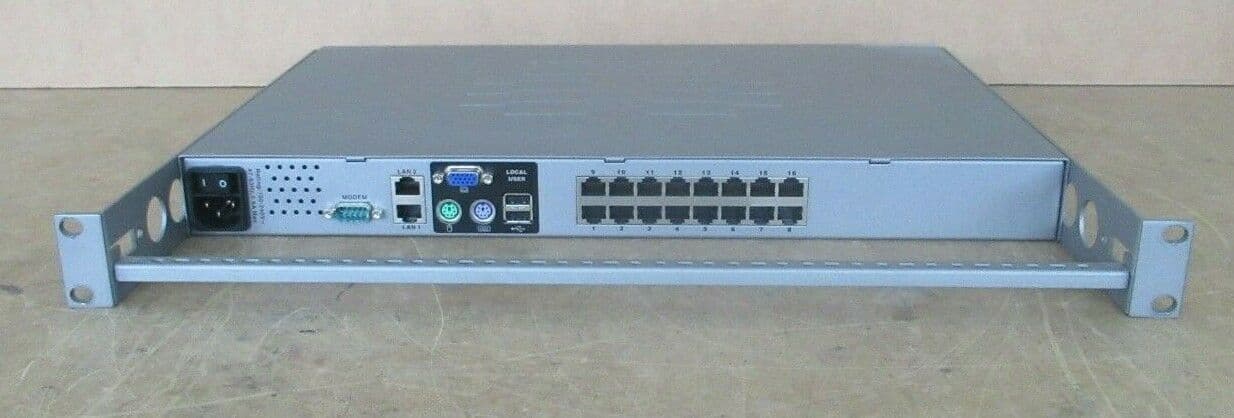 Raritan Dominion KX 2-User 16-Port KVM Over IP 1U Rack Mount Switch DKX216