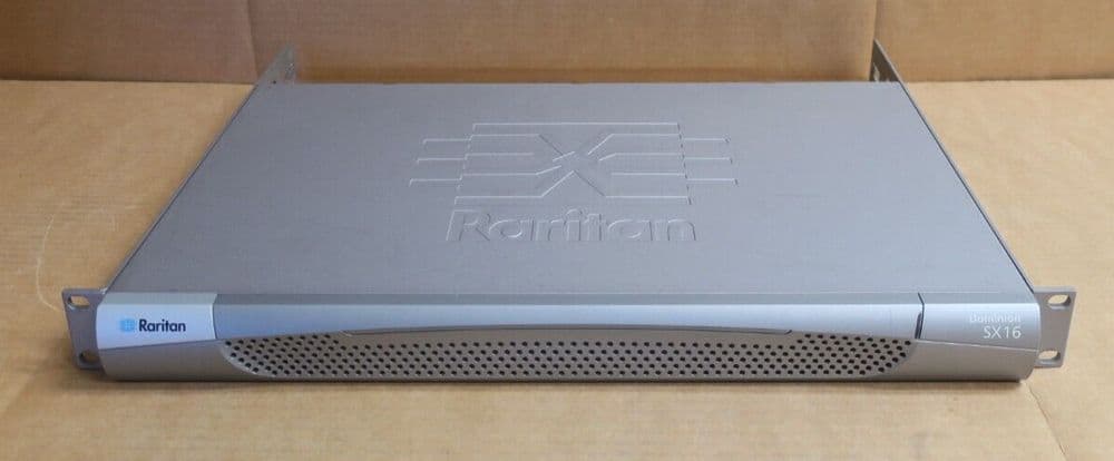 Raritan Dominion SX16 DSXA-16 16-Port Dual PSU 1U Secure Serial Console ...