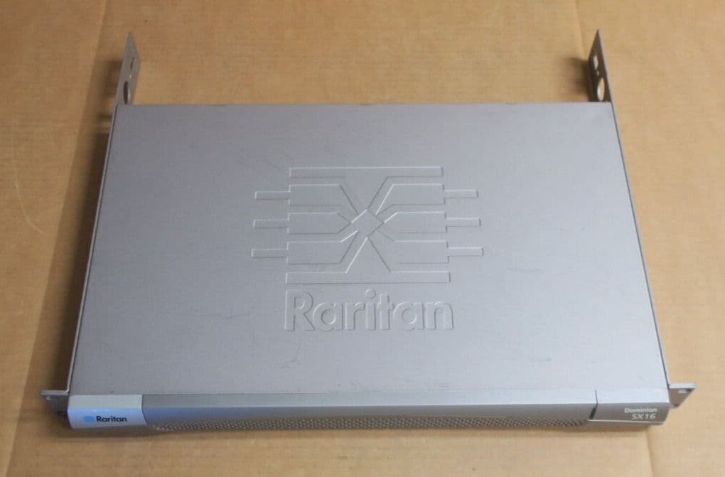 Raritan Dominion SX16 DSXA-16 16-Port Dual PSU 1U Secure Serial Console ...