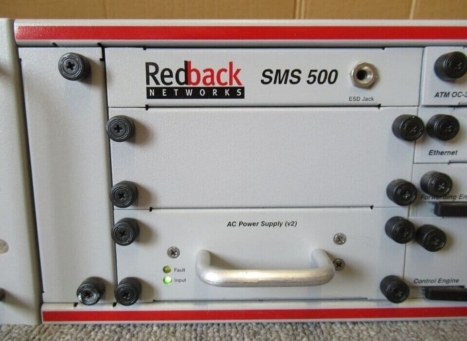Redback Networks SMS-500 Performance Monitoring DSL Router