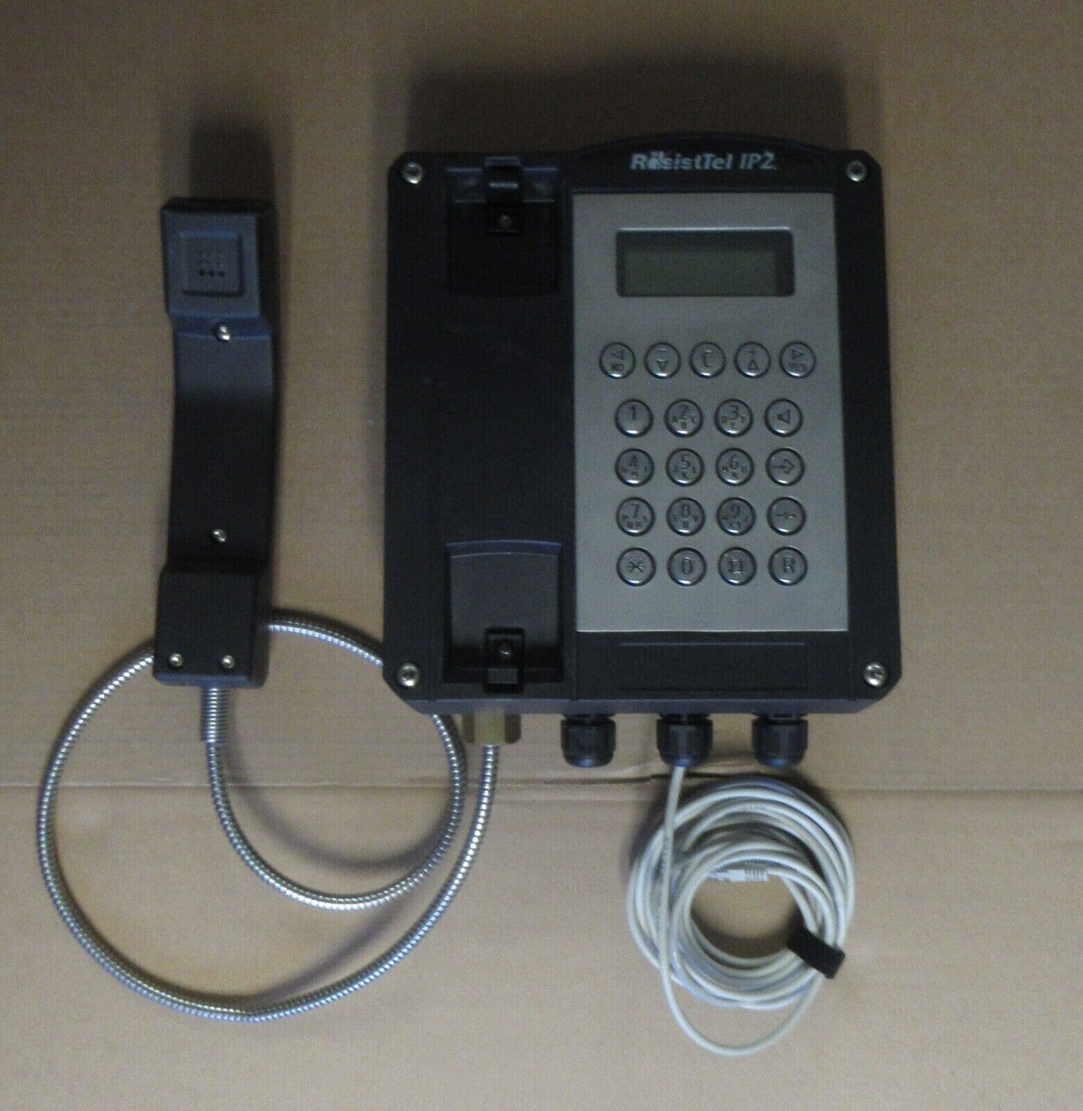 ResistTel IP2 Weatherproof Shock Resistant Industrial VoIP PoE IP Telephone