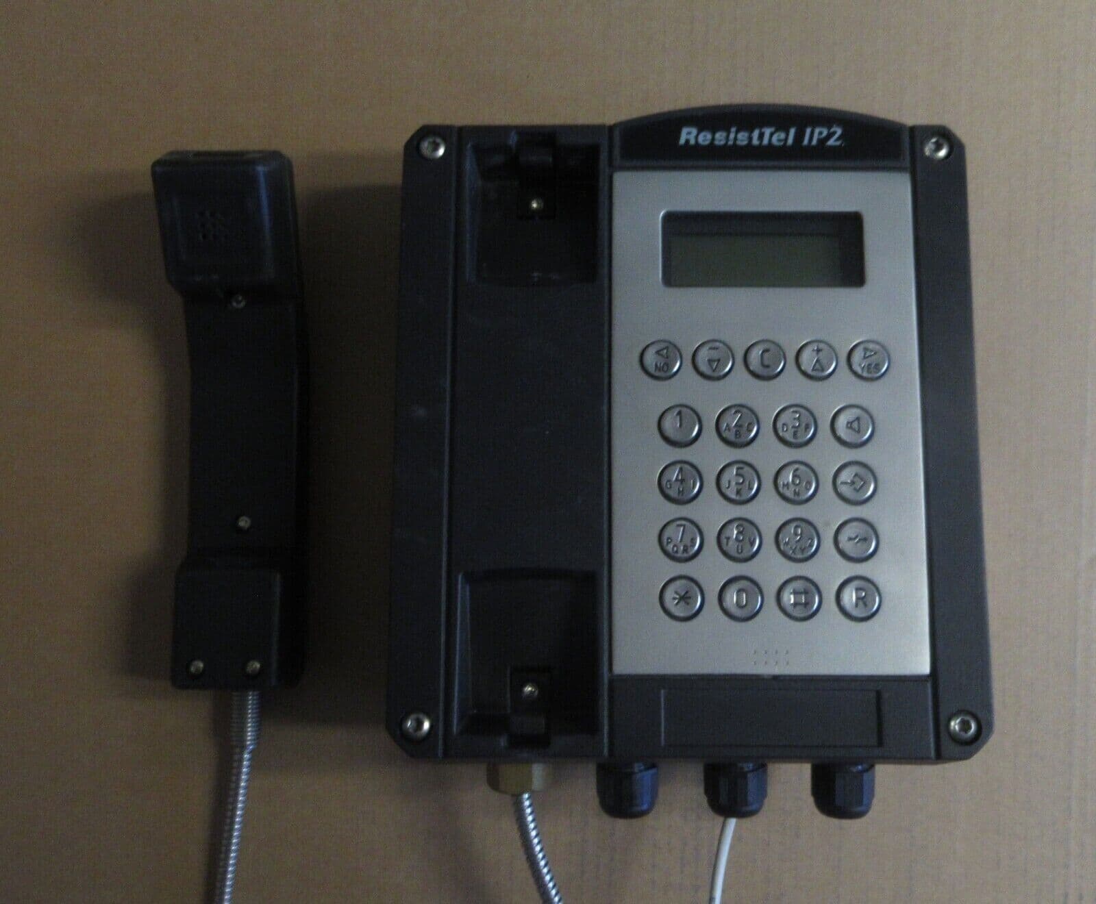 ResistTel IP2 Weatherproof Shock Resistant Industrial VoIP PoE IP Telephone