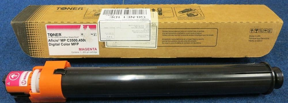 Ricoh Aficio Magenta Toner Cartridge for MP C3500 C4500 Digital Colour ...