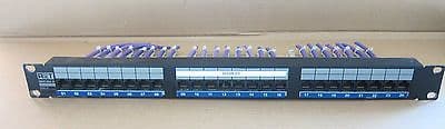 RiT Smart Giga 24 Enhanced CAT 5 1U Rack Mount 24 Port Patch Panel