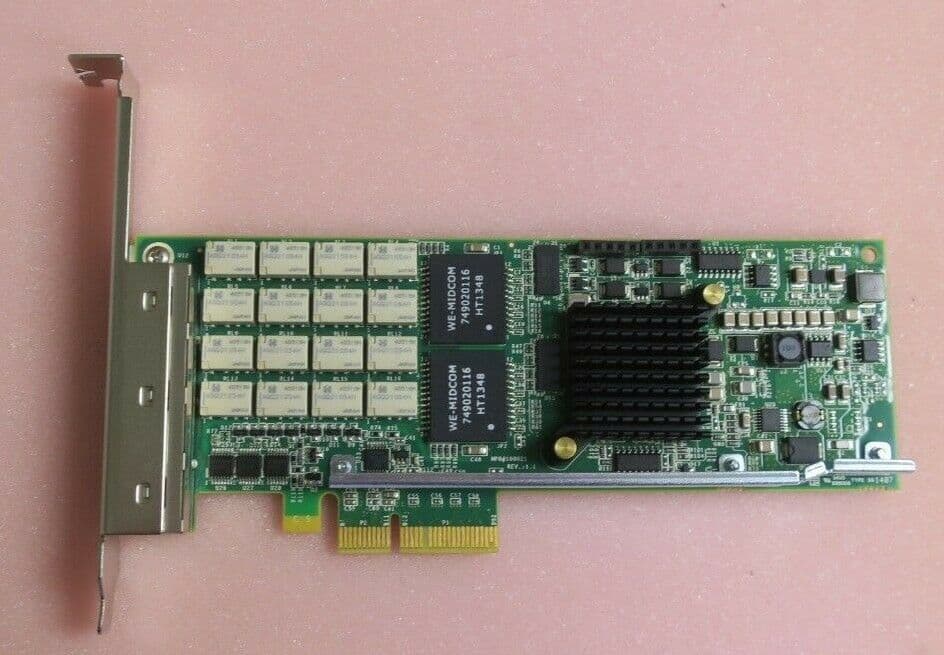 Riverbed Quad Port Gigabit NIC-1-001G-4TX-BP Ethernet Bypass Card 410 ...