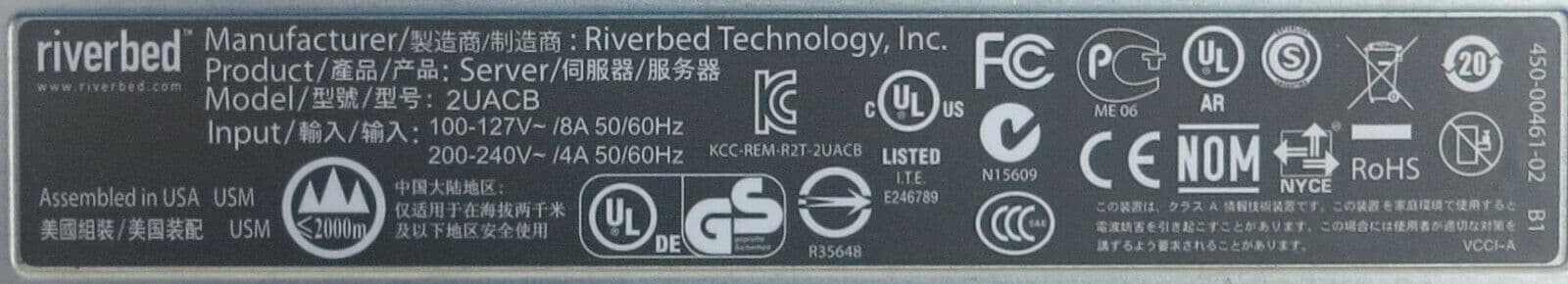 Riverbed Steelhead CX-5055 2x Opteron 6C 4226 2 7GHz 16GB Ram 1 6TB HDD ...