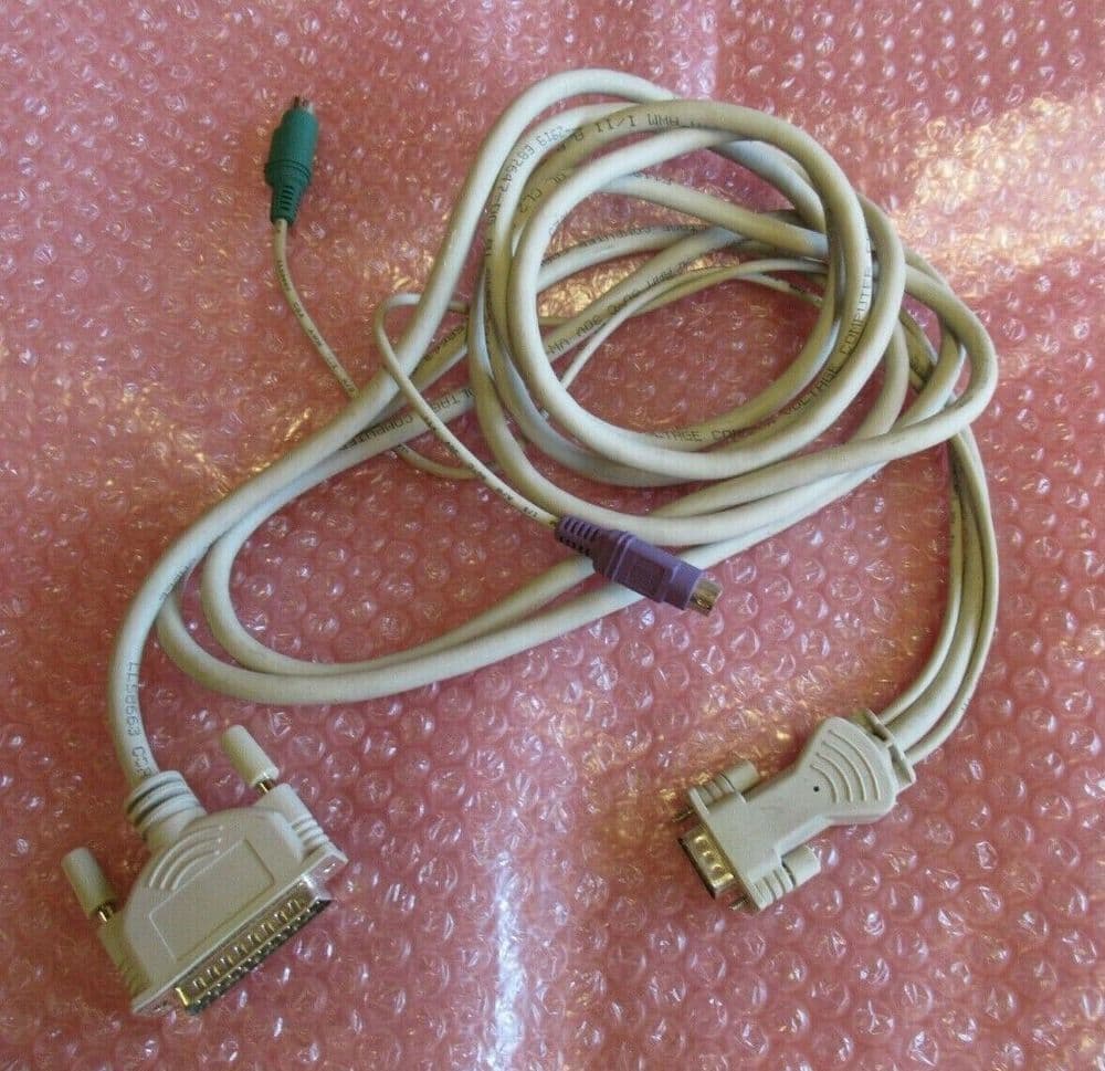 Rose Electronics CAB-ZX0606C010 Ultracable Console KVM Cable 10FT PS2 VGA
