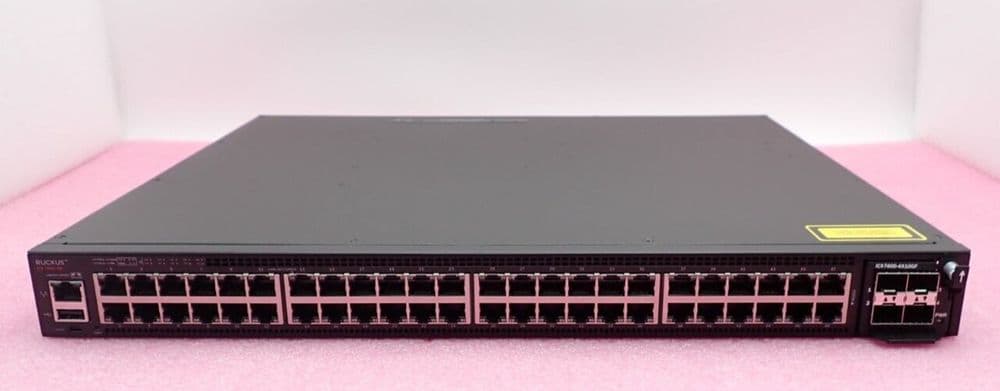 Ruckus ICX 7450-48 48x 1GbE RJ45 1U Switch ICX7400-4X10GF 4x 10Gb SFP ...