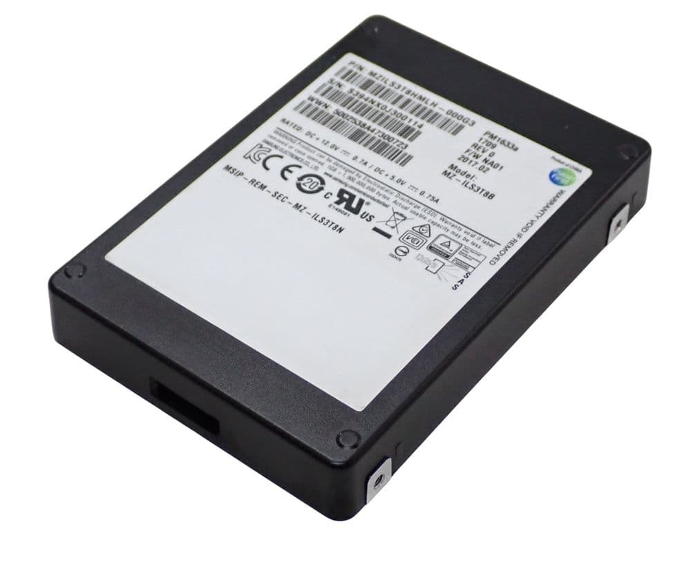 Samsung 3 84TB SAS 12Gb RI TLC 2 5" SFF Solid State Drive SSD PM1633a ...