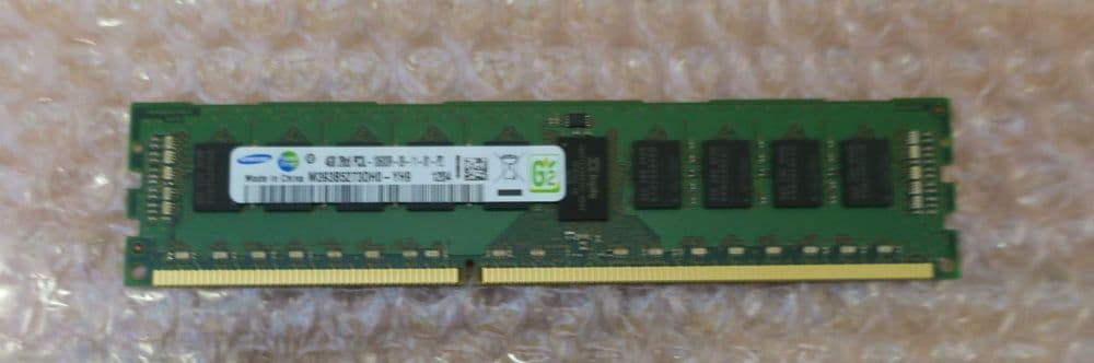 Samsung M393B5273DH0-YH9 4GB 1X4GB PC3-10600 DDR3-1333MHz ECC Registered RAM