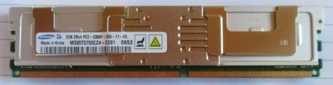 Samsung M395T5750CZ4-CE61 2GB PC2-5300 DDR2-667MHz ECC CL5 240P Memory