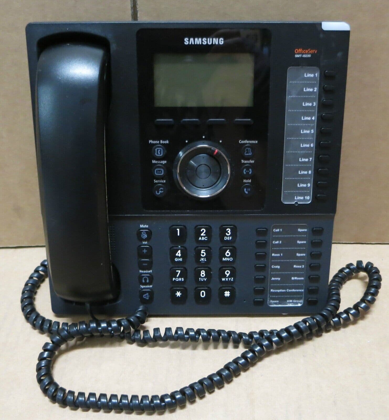 Samsung OfficeServ SMT-i5220 Internet Telephone Phone PoE With Handset ...